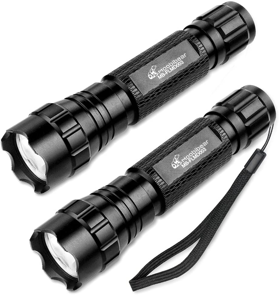 Moobibear LED Tactical Flashlight, Ultra Bright Handheld Flashlight ...