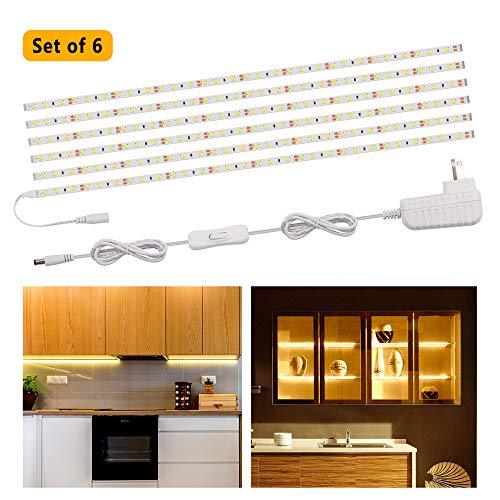 9.84ft Under Counter Strip Light for Kitchen, 1200lm 3000K Warm White ...